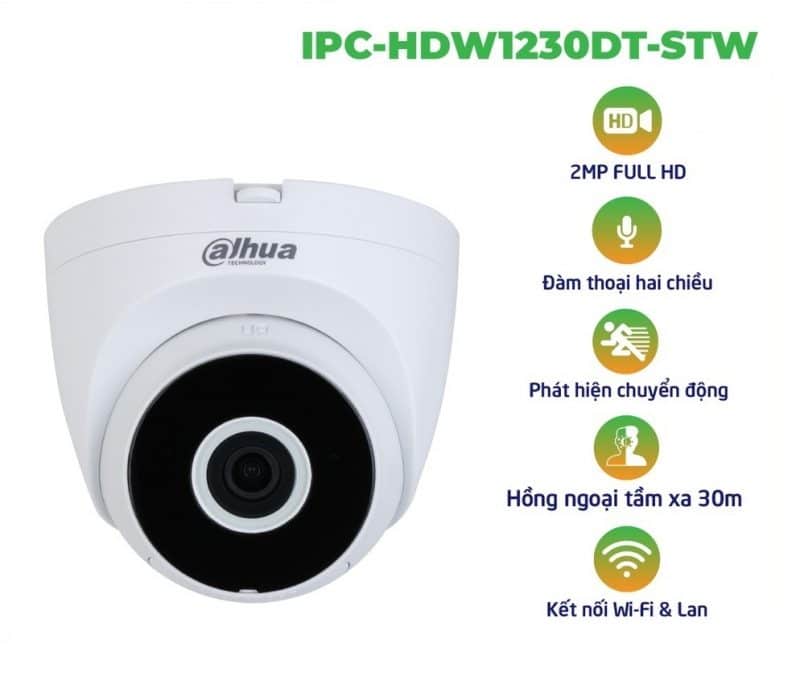 Camera Ip 2mp Dh Ipc Hdw1230dt Stw 24t