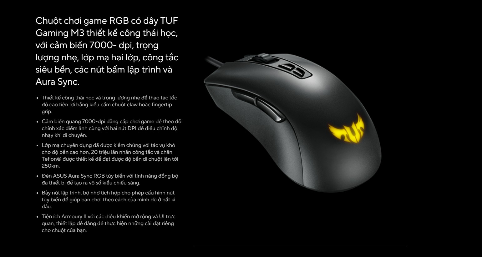 ASUS TUF GAMING M3 Uy Tín Chính Hãng Tại XZONE Đồng Nai